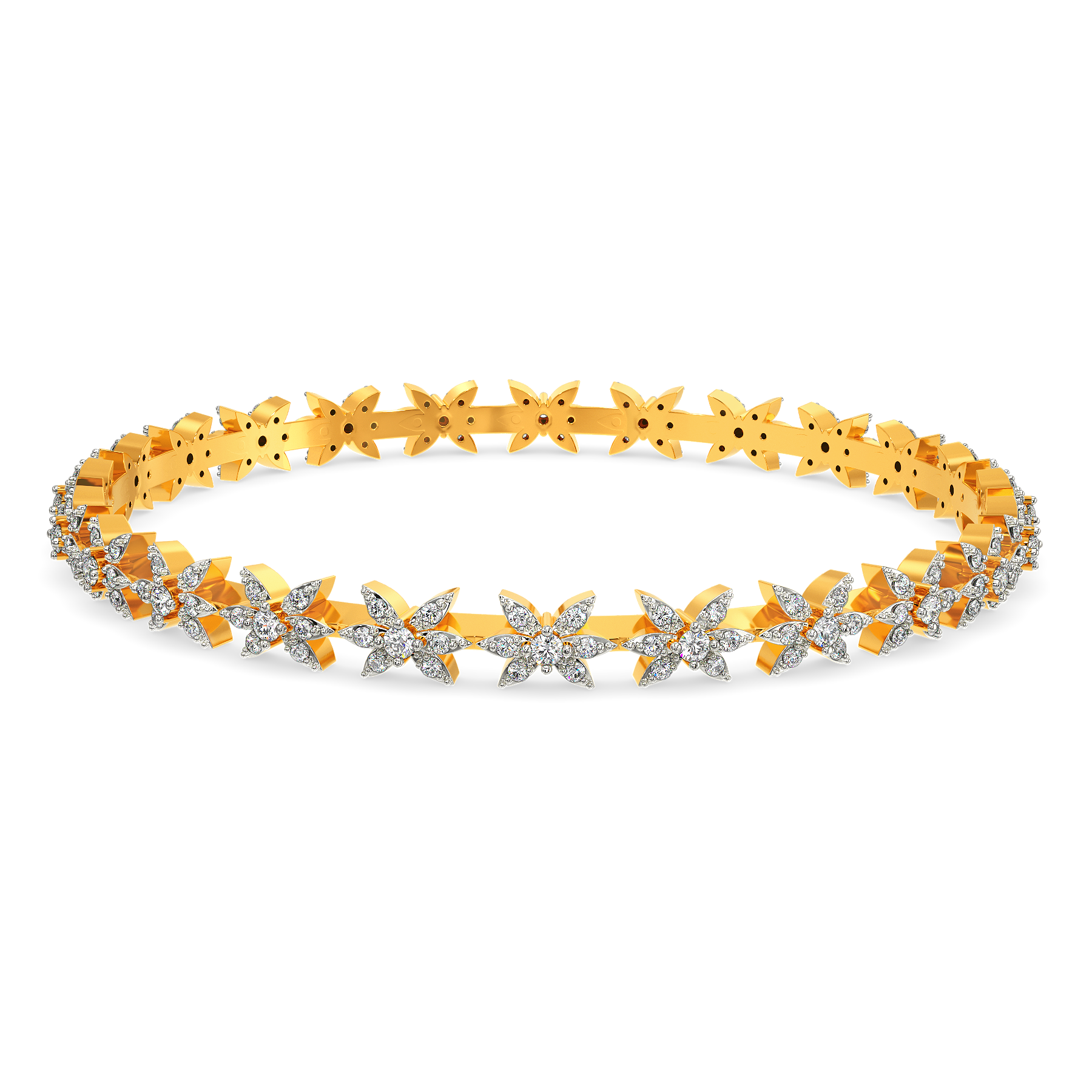 Diamond Bangles Designs: 400+ Latest Styles Online