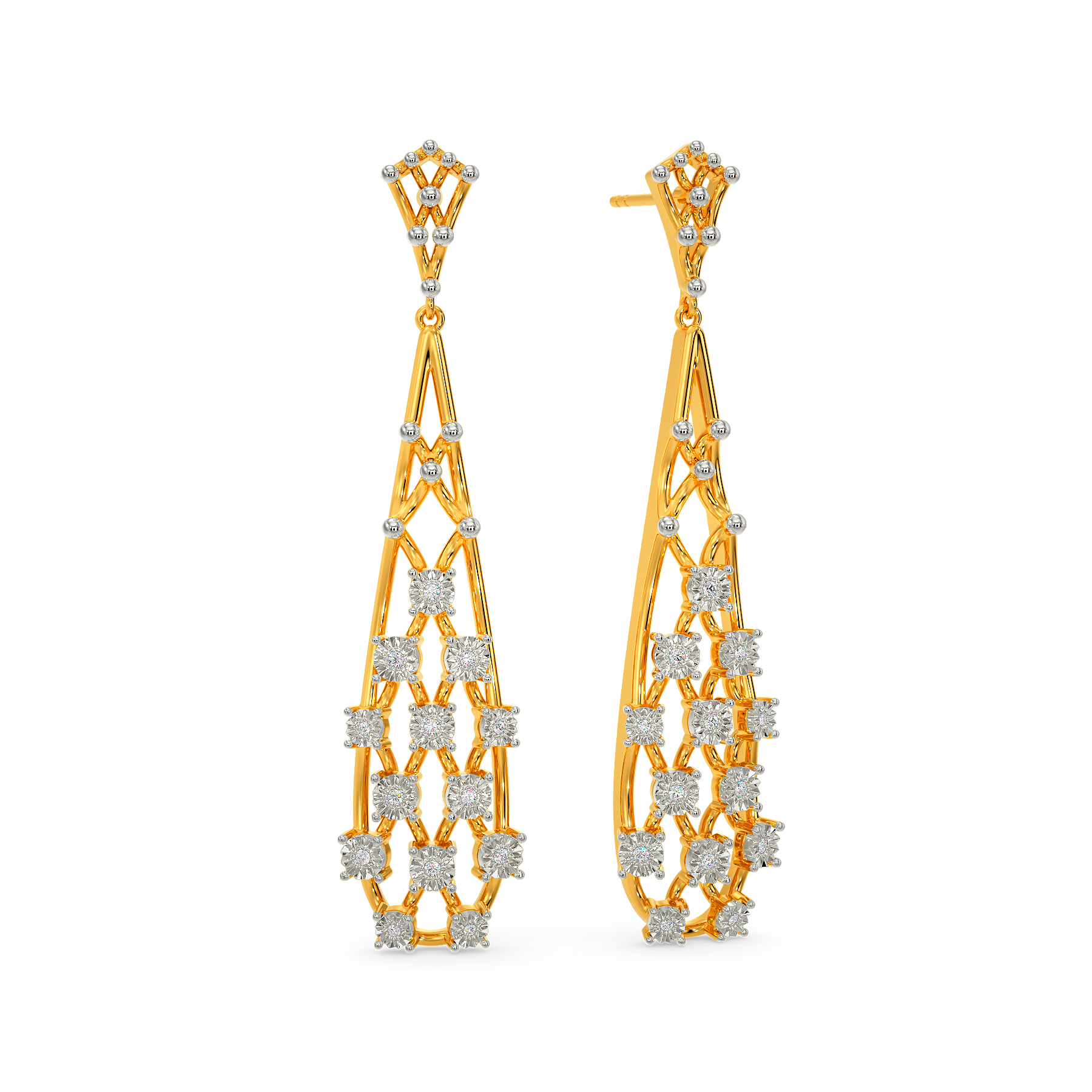 Diamond Drop Earrings Designs: 200+ Trendy styles at Best Price Online