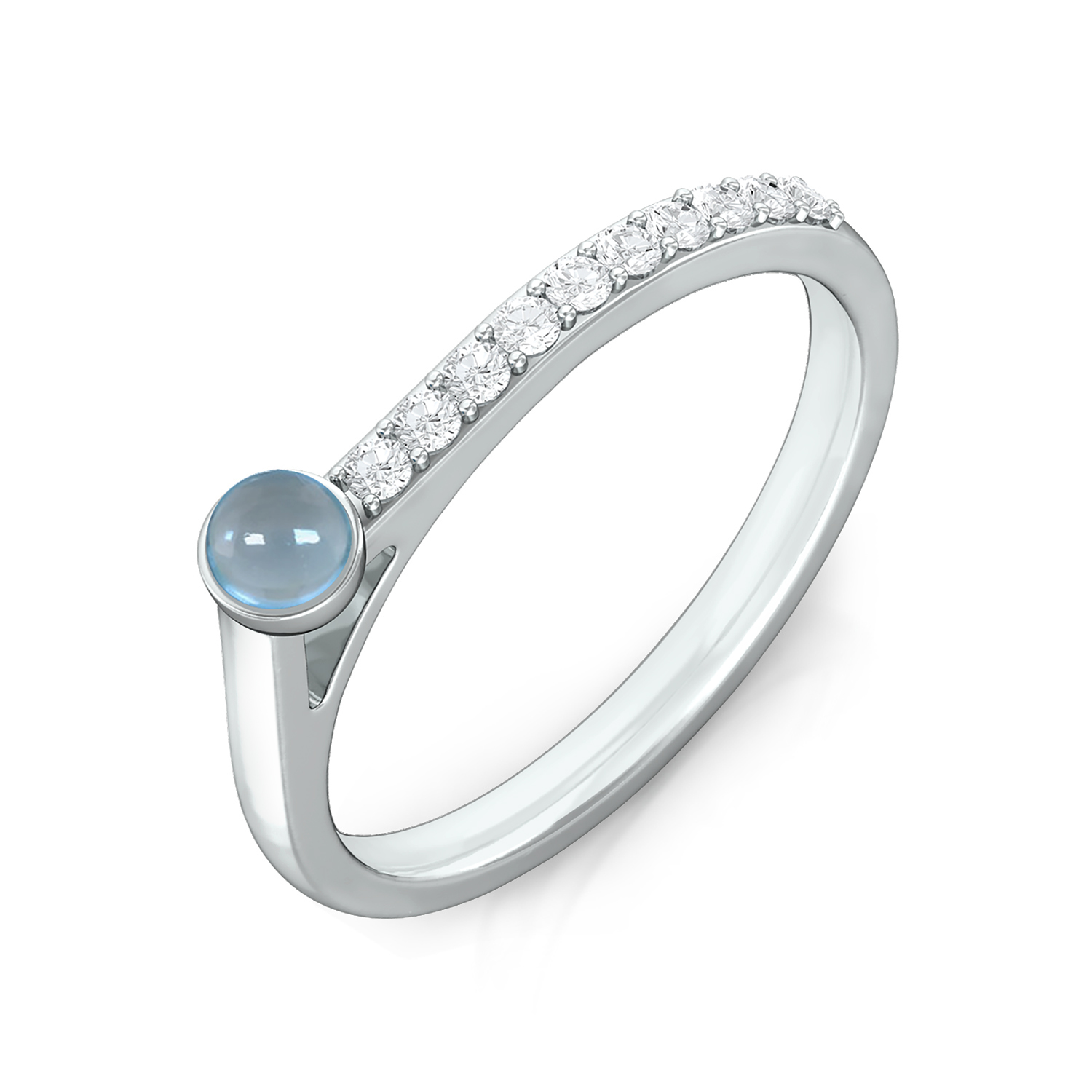 Blue Sapphire Rings: Buy Colourful Blue Sapphire Ring Designs Online